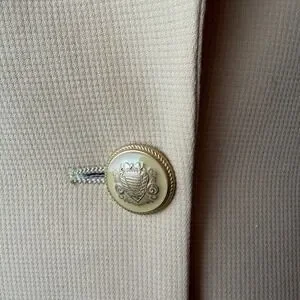 Marcona | Jackets & Coats | Marcona Blazer Yellow Gold Crest Button ...